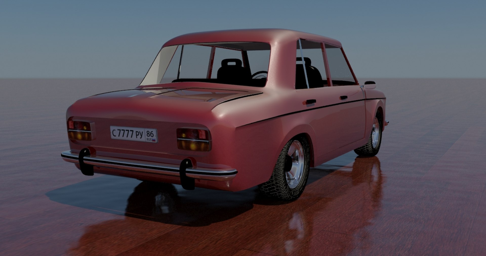 russian car 3d model