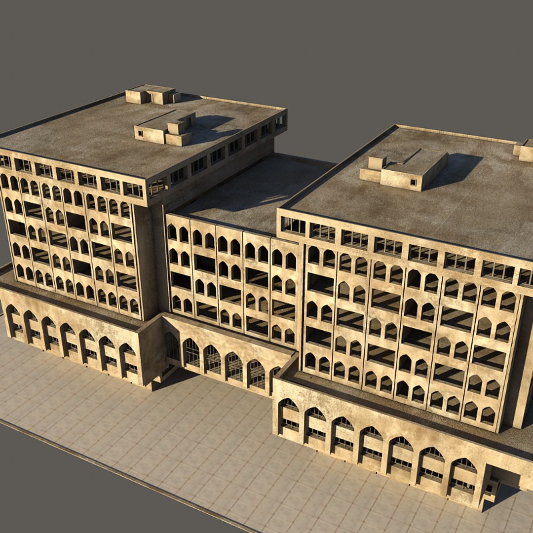 Arabic Building 3D Model - TurboSquid 1226478