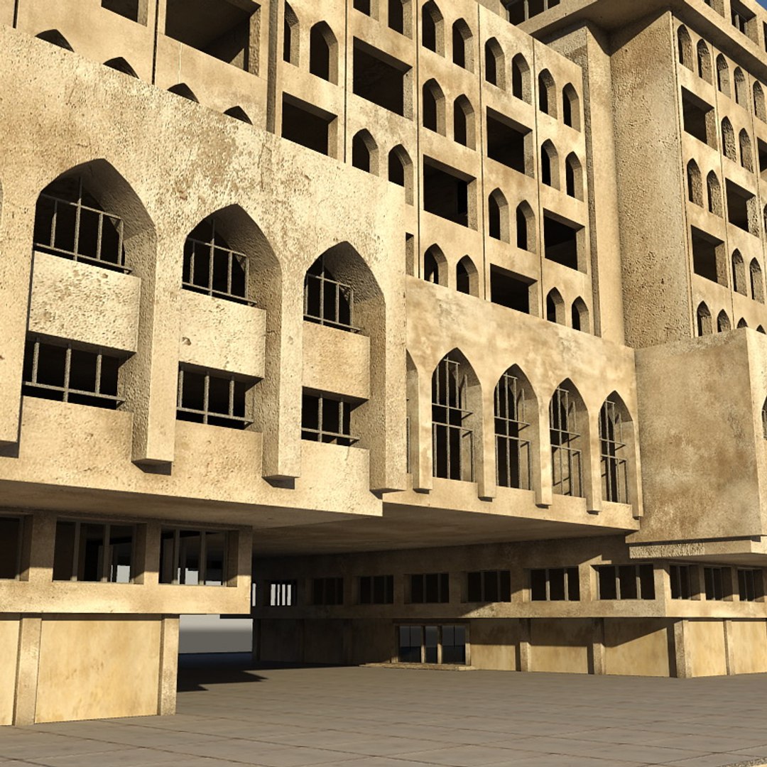 Arabic Building 3D Model - TurboSquid 1226478