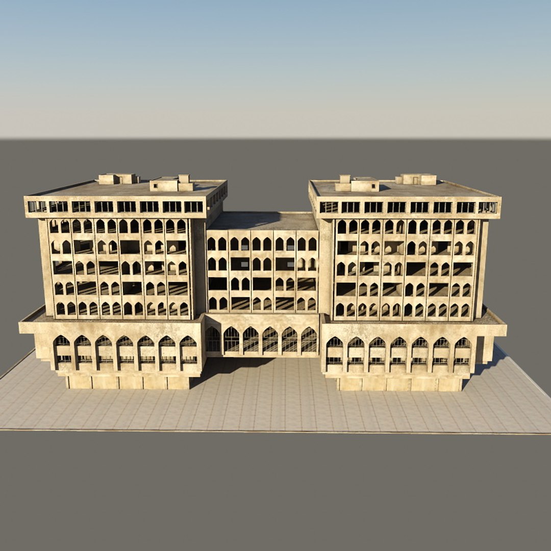 Arabic Building 3D Model - TurboSquid 1226478