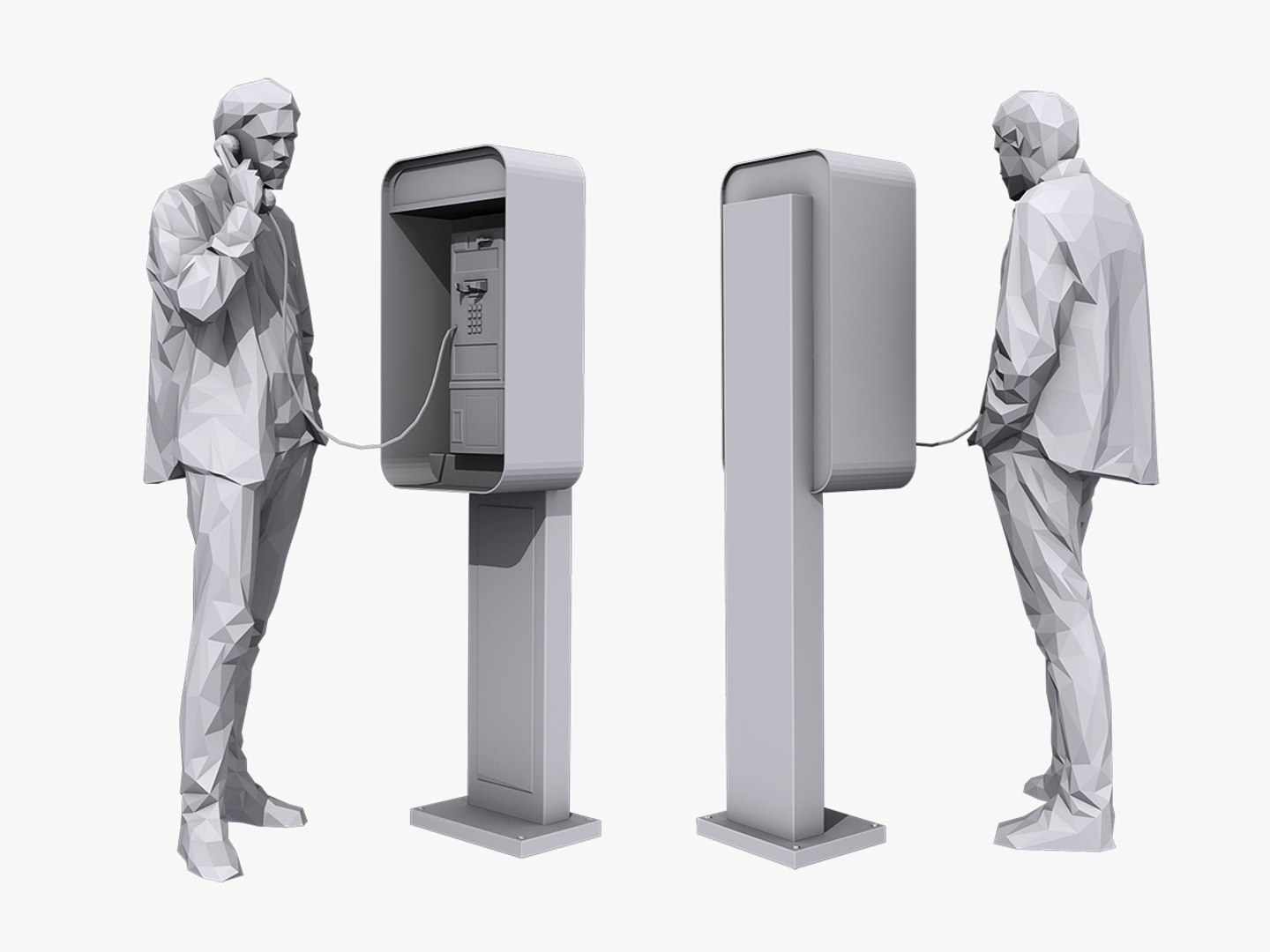 3D Phone Talk - TurboSquid 1401731