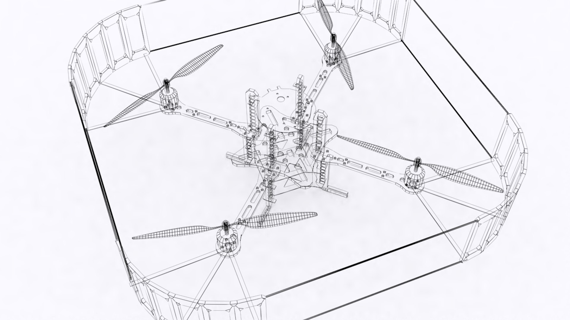3d Model Of Asctec Pelican Drone
