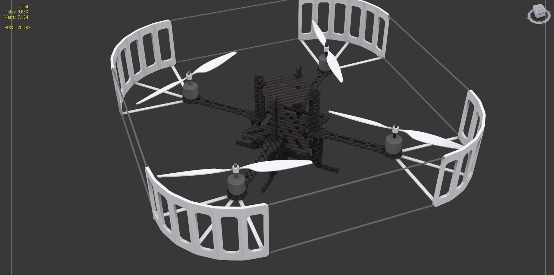 3d Model Of Asctec Pelican Drone