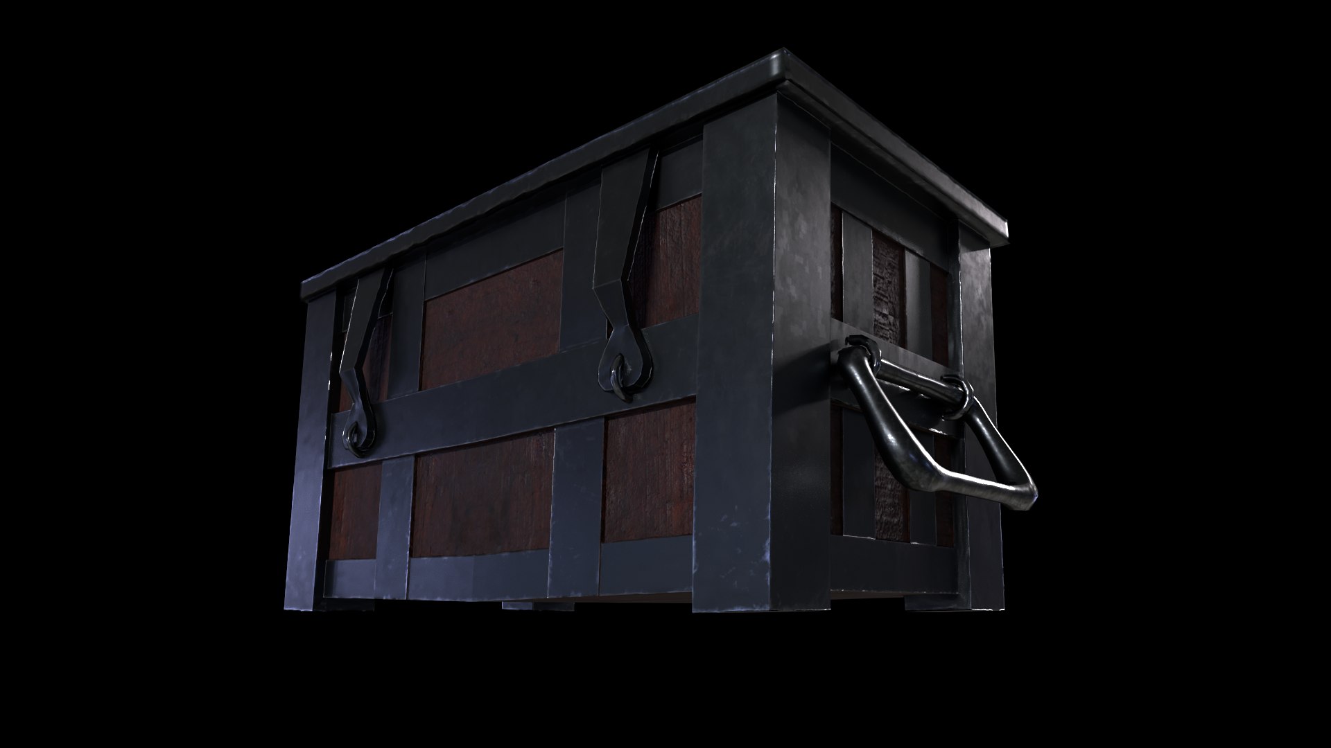 3D Chest Game Ready Low Poly PBR 3D Model - TurboSquid 2183008