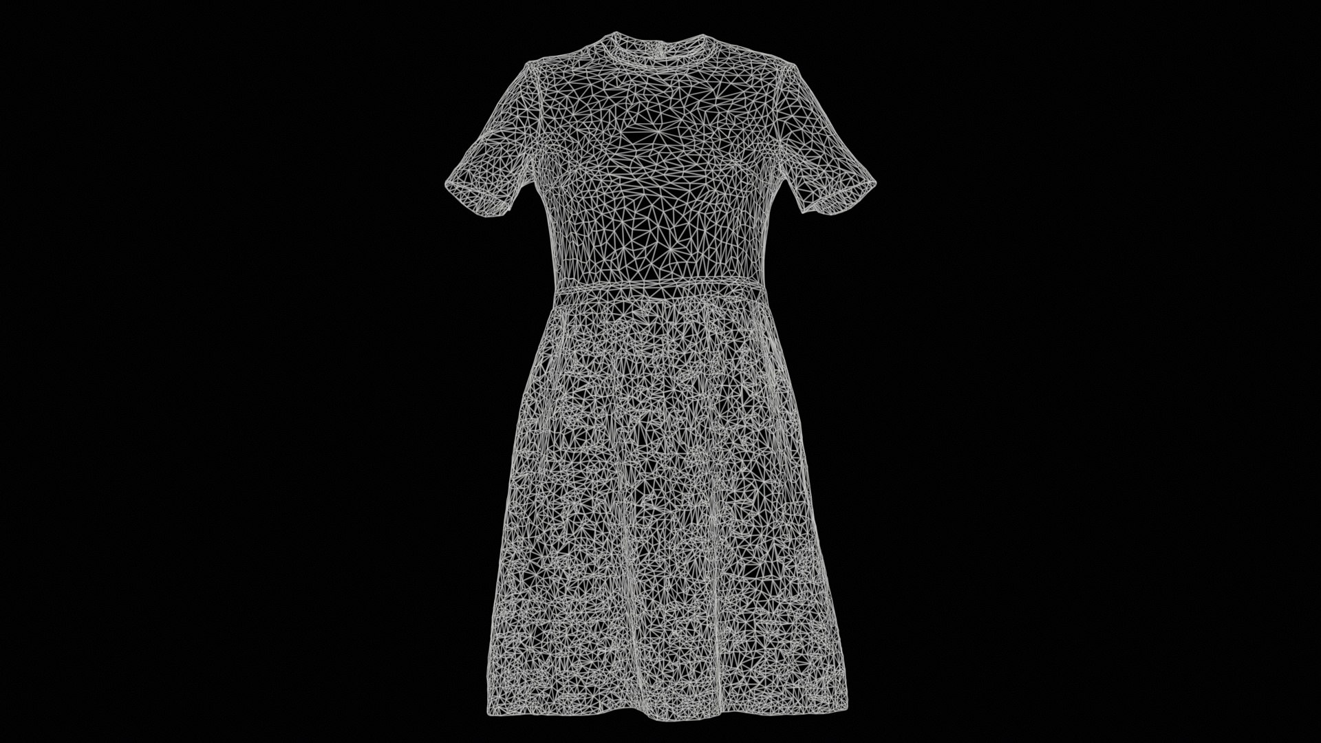 3D Pattern Dress Remastered - TurboSquid 2359954