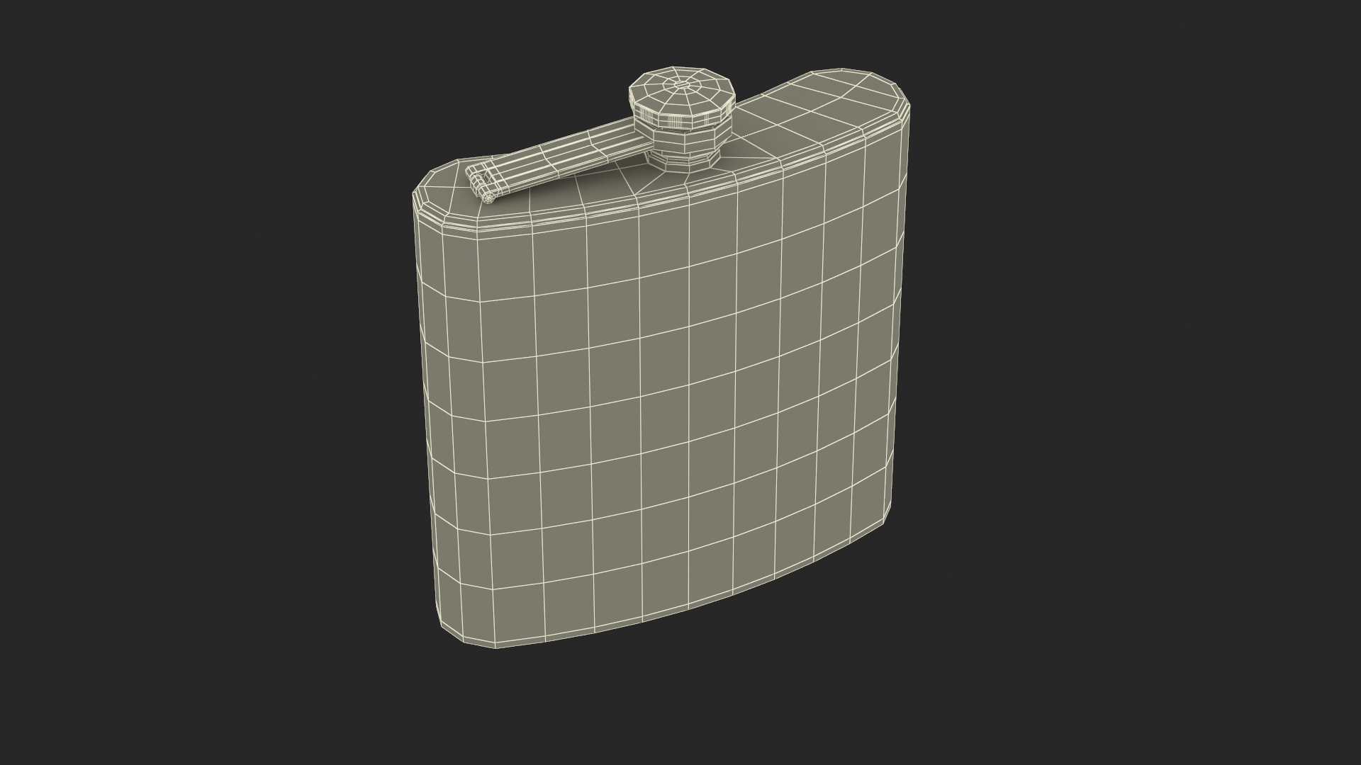 Stainless Steel Hip Flask Model - TurboSquid 2193382