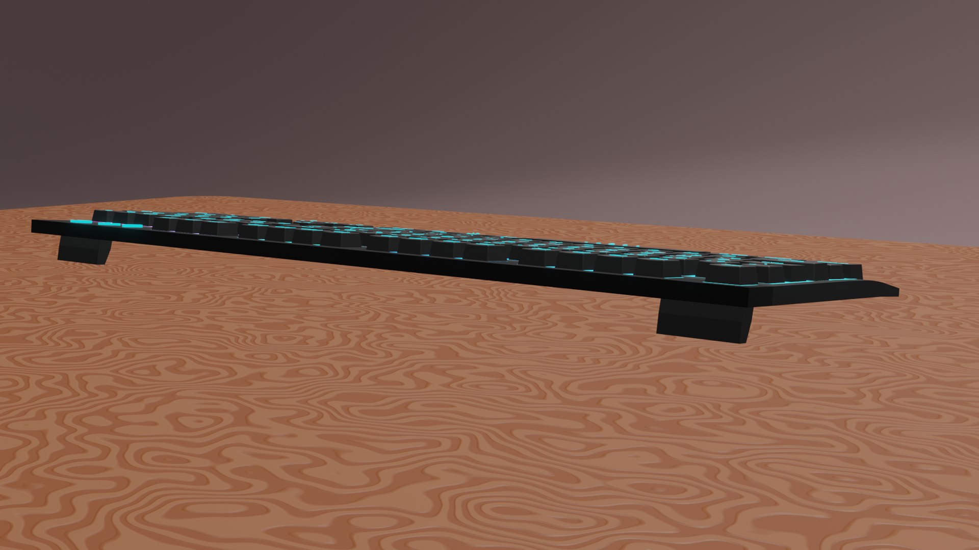 Rgb Keyboard 3d Model Turbosquid 1906934