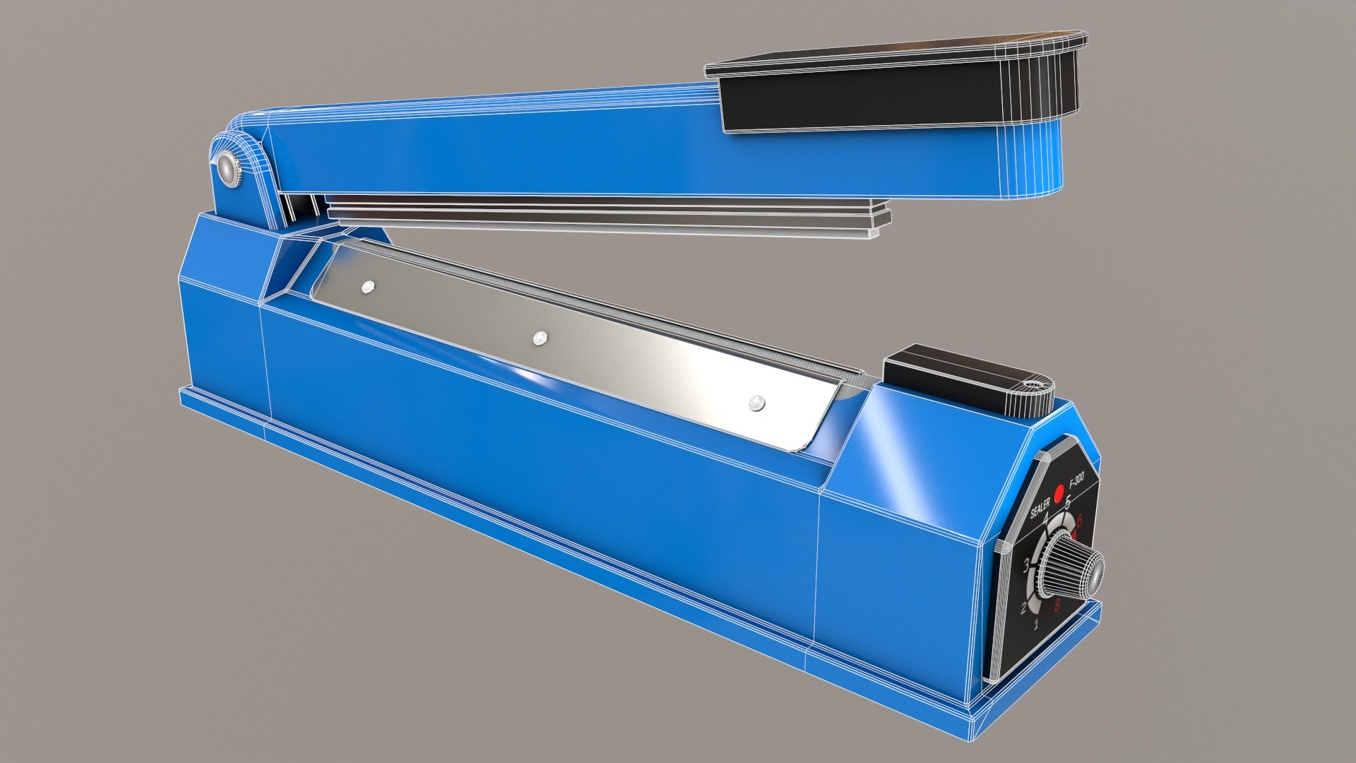 Impulse Heat Sealer Machine - Plastic Bag Sealer 3D Model - TurboSquid ...