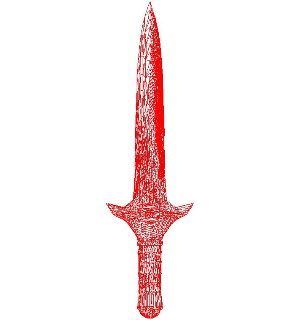 Free Copper Sword 3d Model