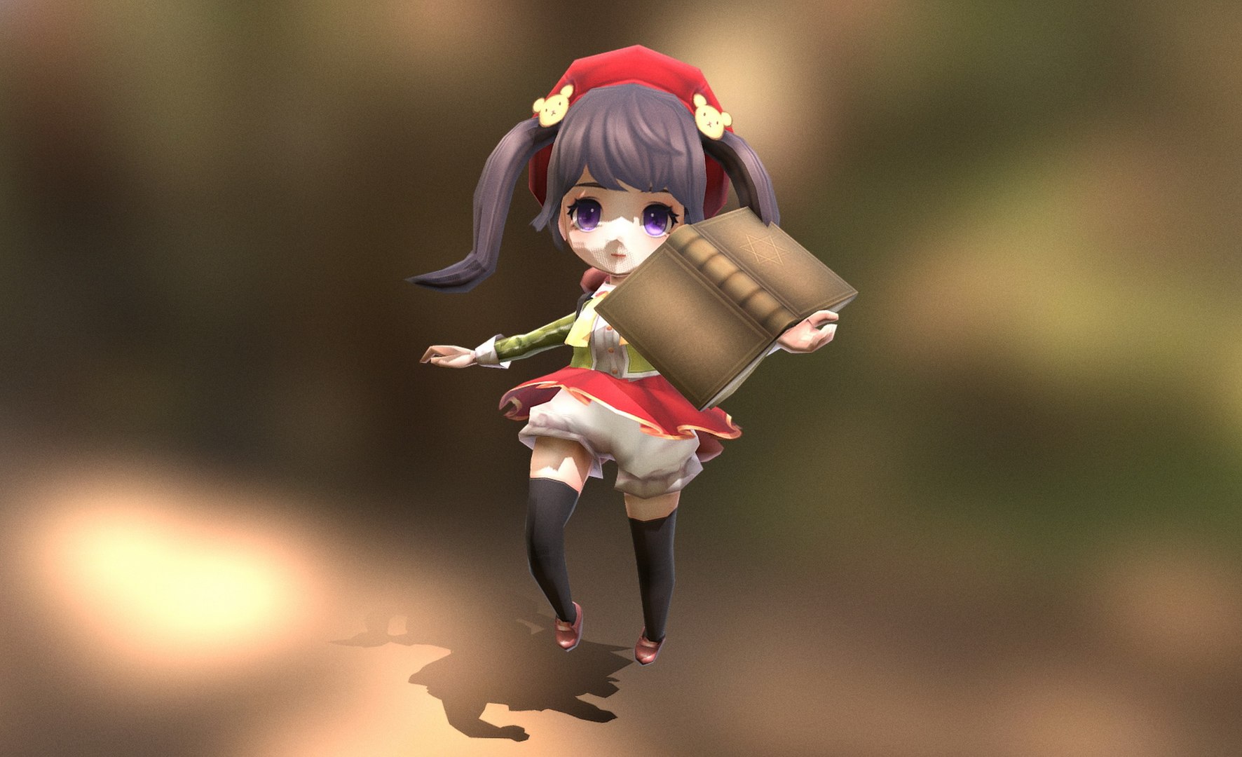 3D Casual RPG Character - 37 Ru-ara - TurboSquid 2007870