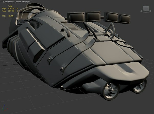 scooter concept 3d model