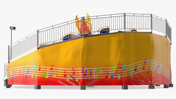 3D Flat Ride Attraction - TurboSquid 1883177