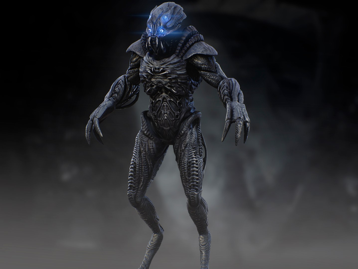 3D Alien Skyline - TurboSquid 2424095