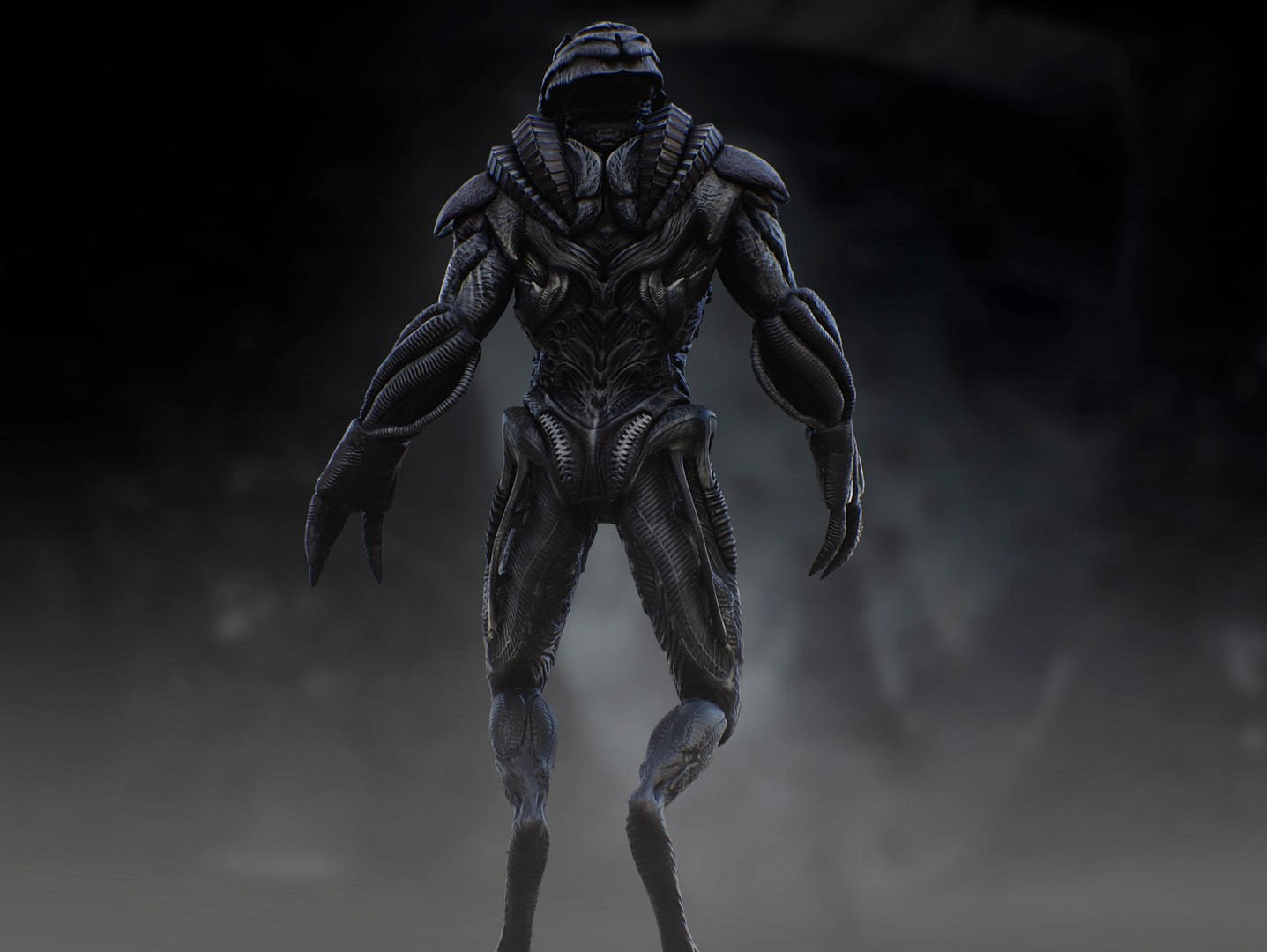 3D Alien Skyline - TurboSquid 2424095