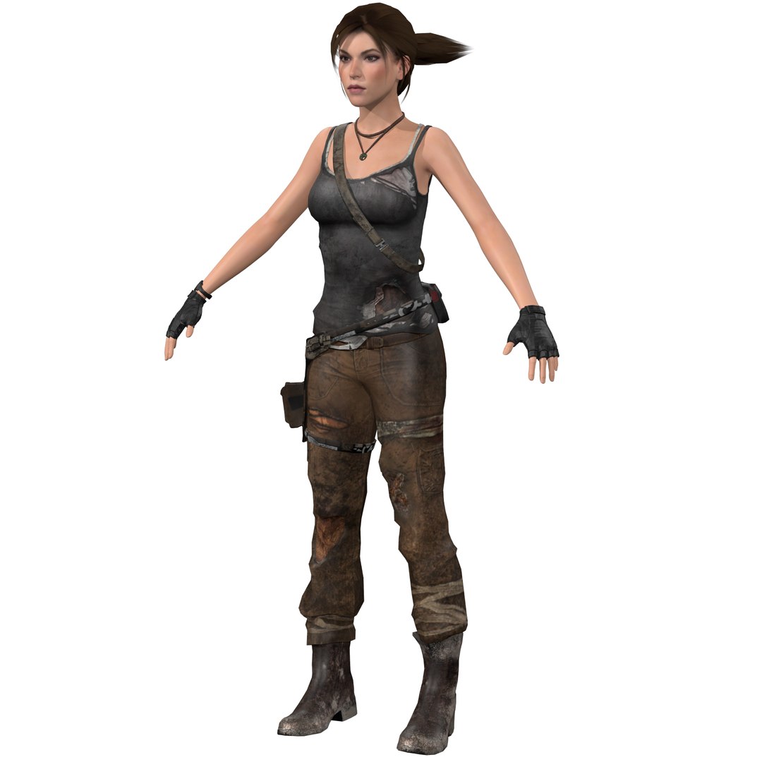 3D Model Lara Croft - Tomb Raider Rig Model - TurboSquid 1831900