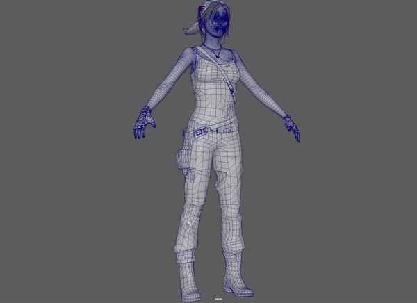 3D model Lara Croft - Tomb Raider Rig Model - TurboSquid 1831900