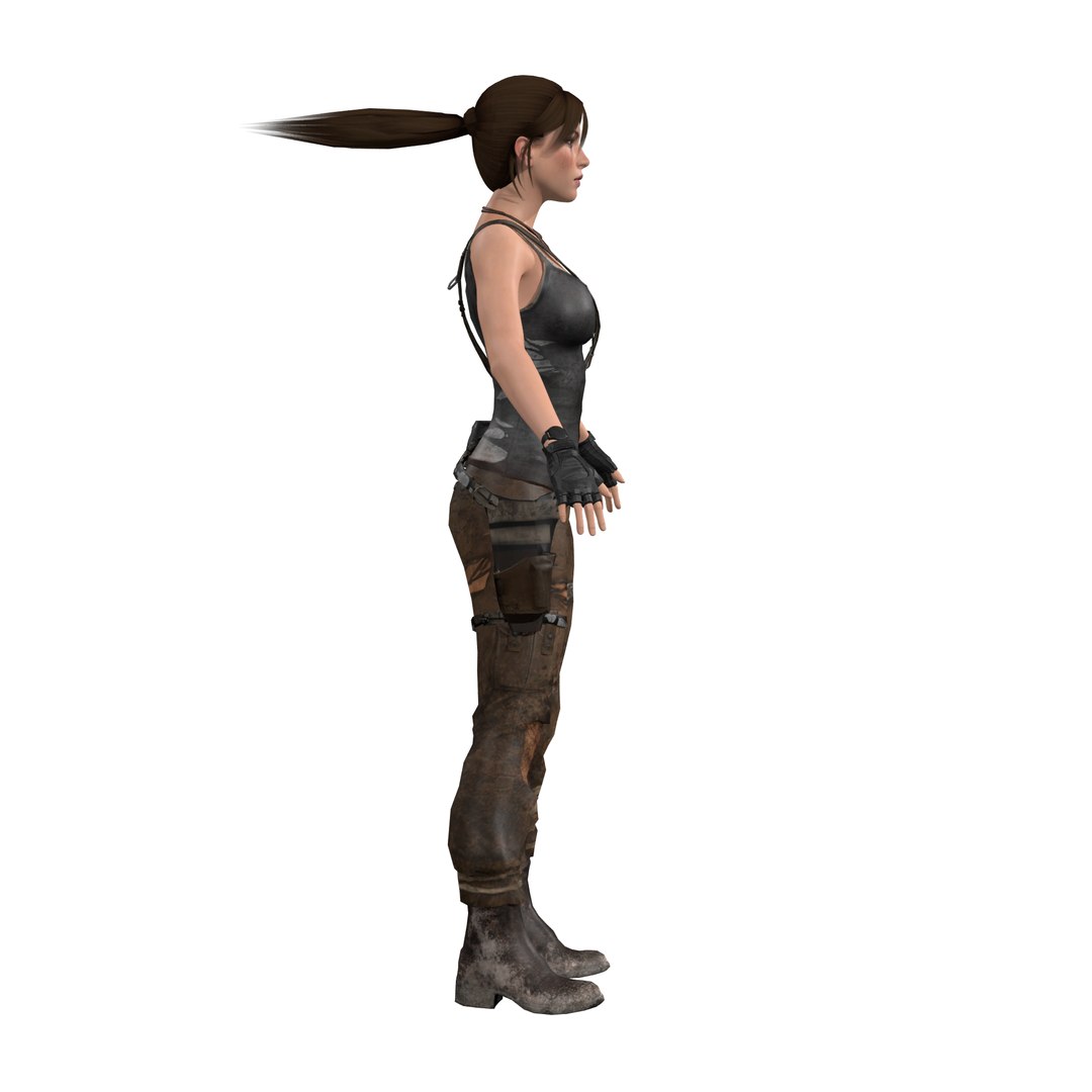 3D Model Lara Croft - Tomb Raider Rig Model - TurboSquid 1831900