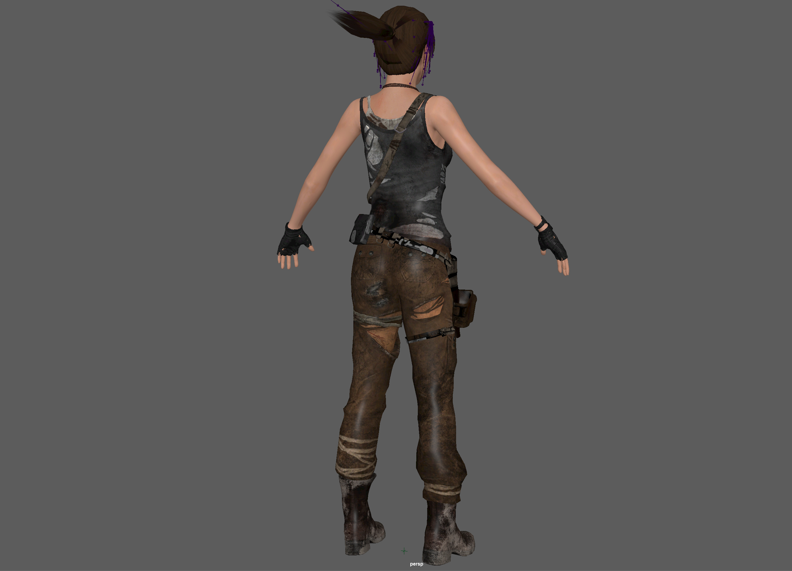 3D model Lara Croft - Tomb Raider Rig Model - TurboSquid 1831900