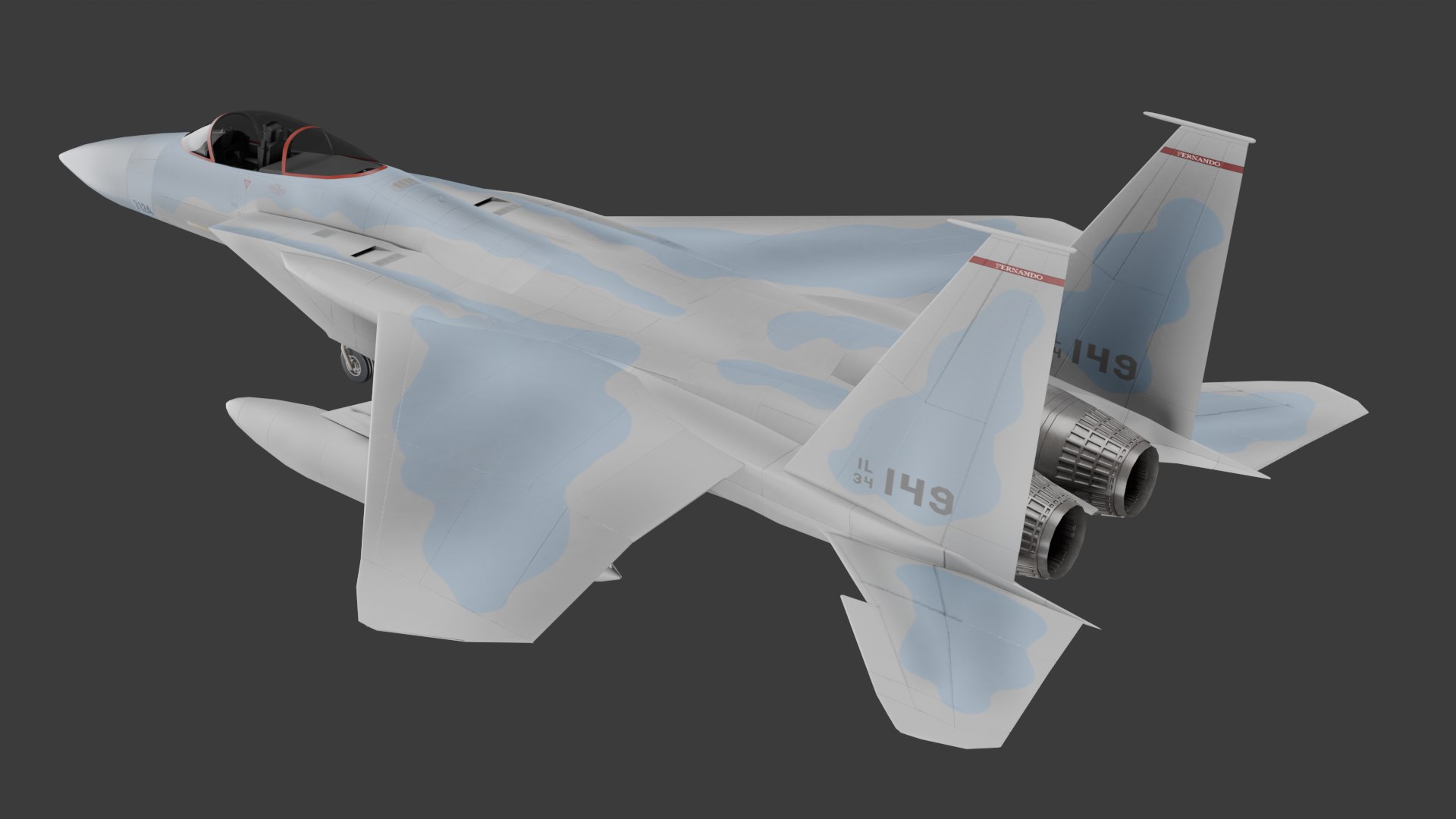 3D Modern Fighter Jet F-15 - TurboSquid 2428936