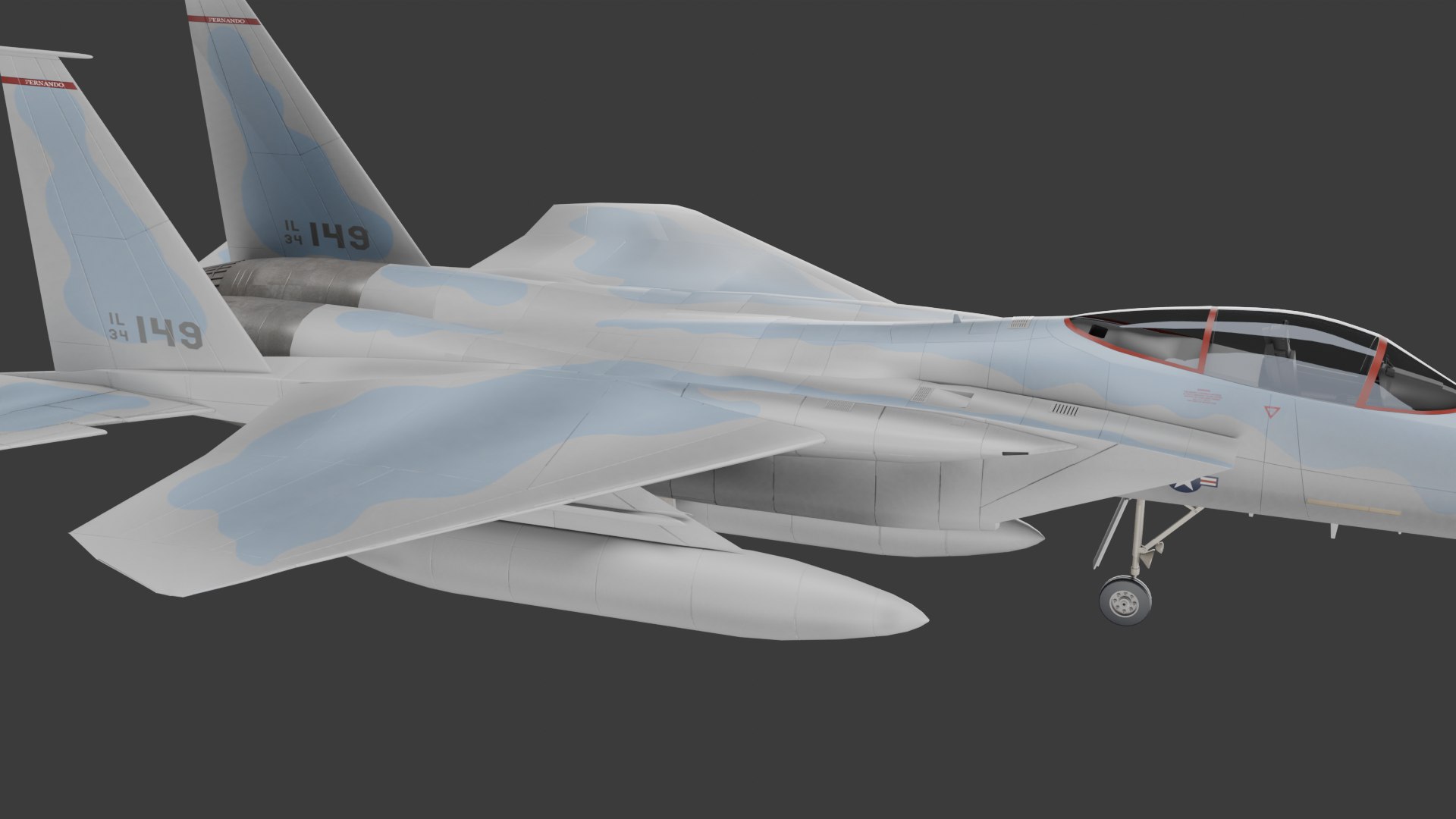 3D Modern Fighter Jet F-15 - TurboSquid 2428936