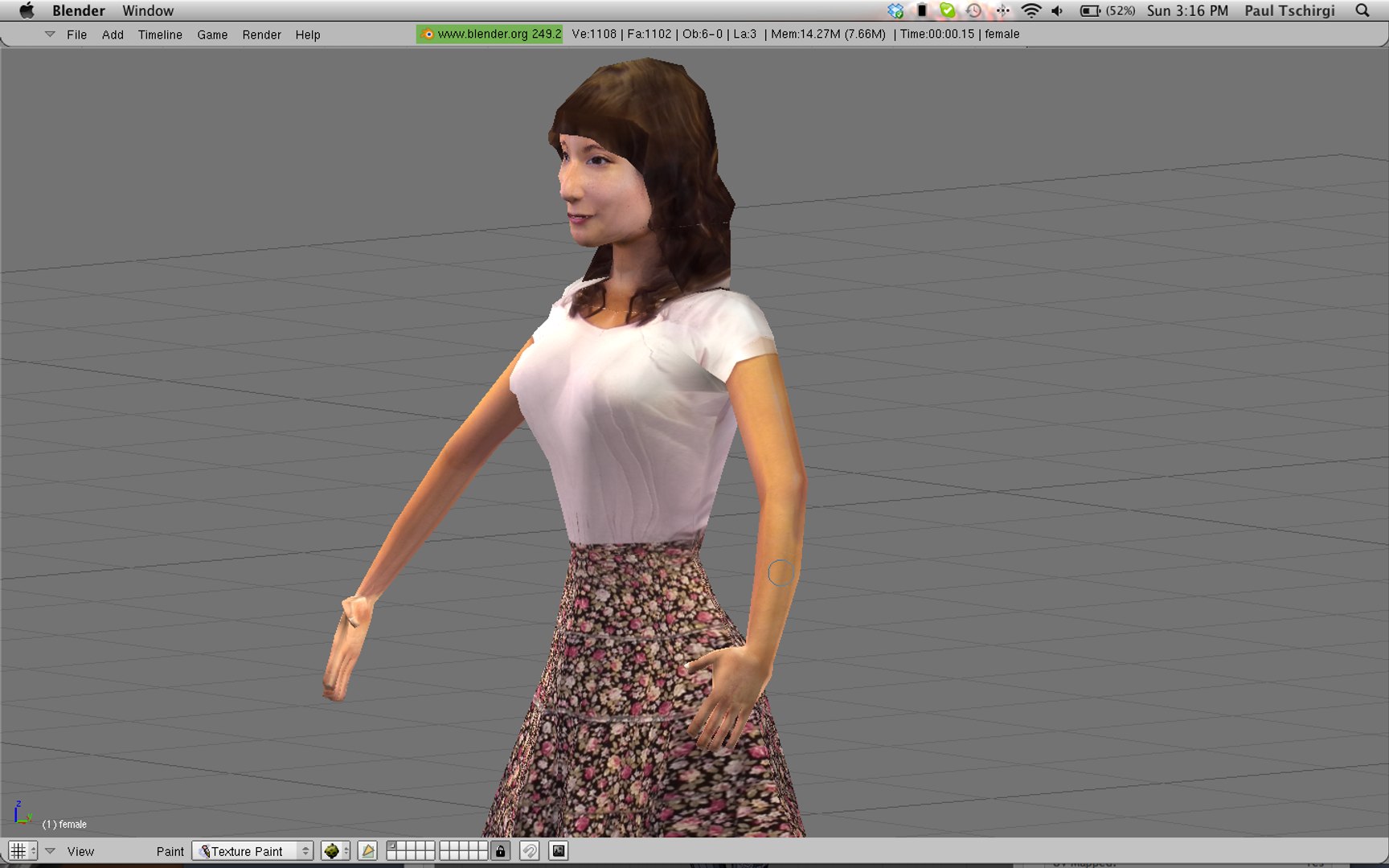 3ds Max Female Girl Woman