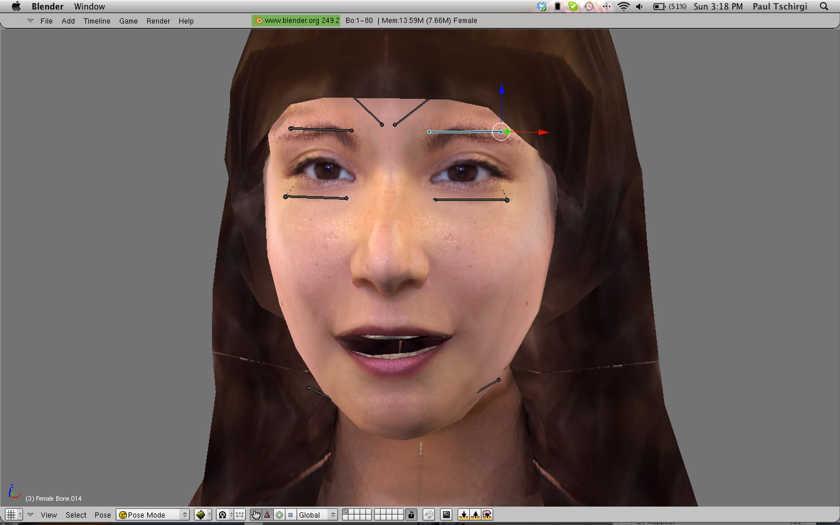 3ds Max Female Girl Woman