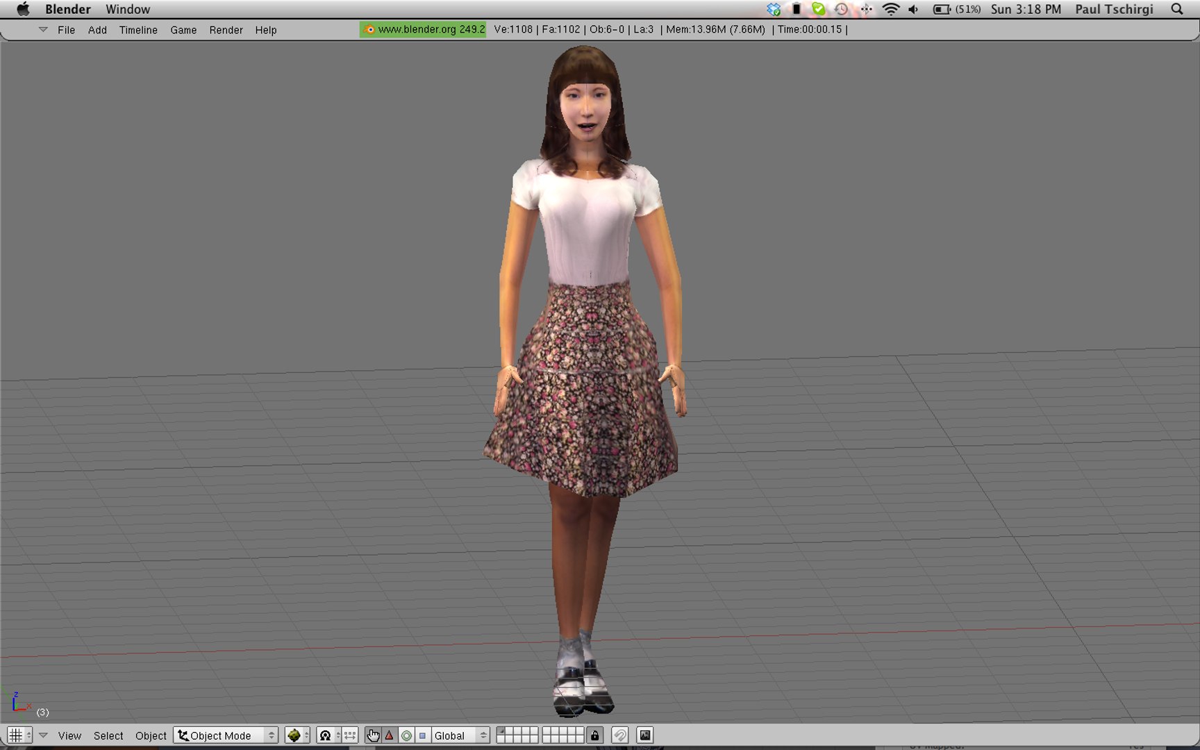 3ds Max Female Girl Woman