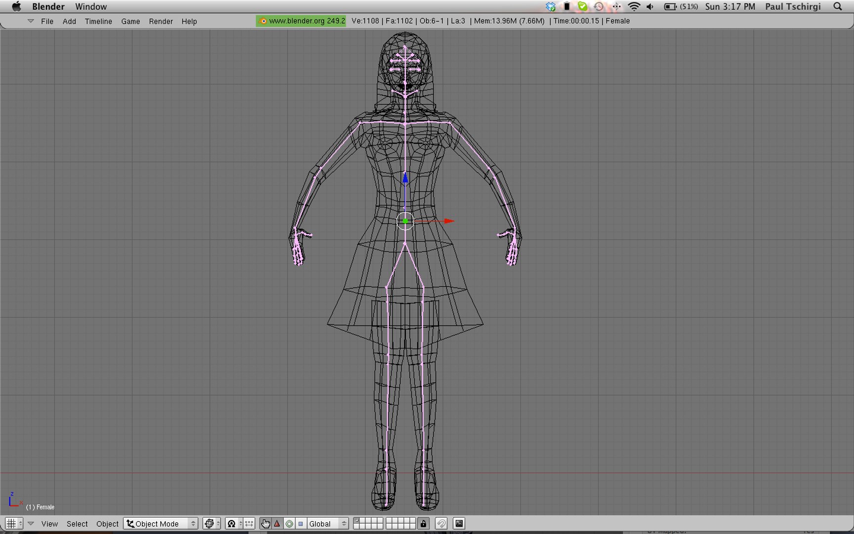 3ds Max Female Girl Woman