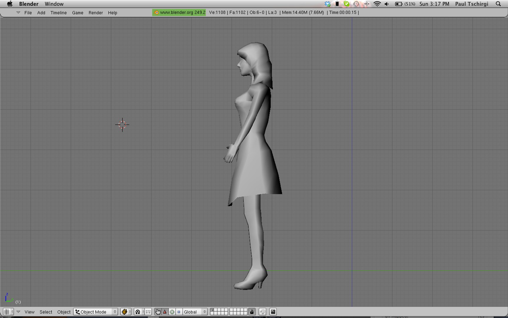 3ds Max Female Girl Woman