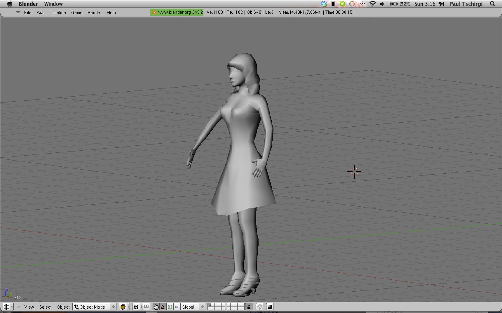 3ds Max Female Girl Woman