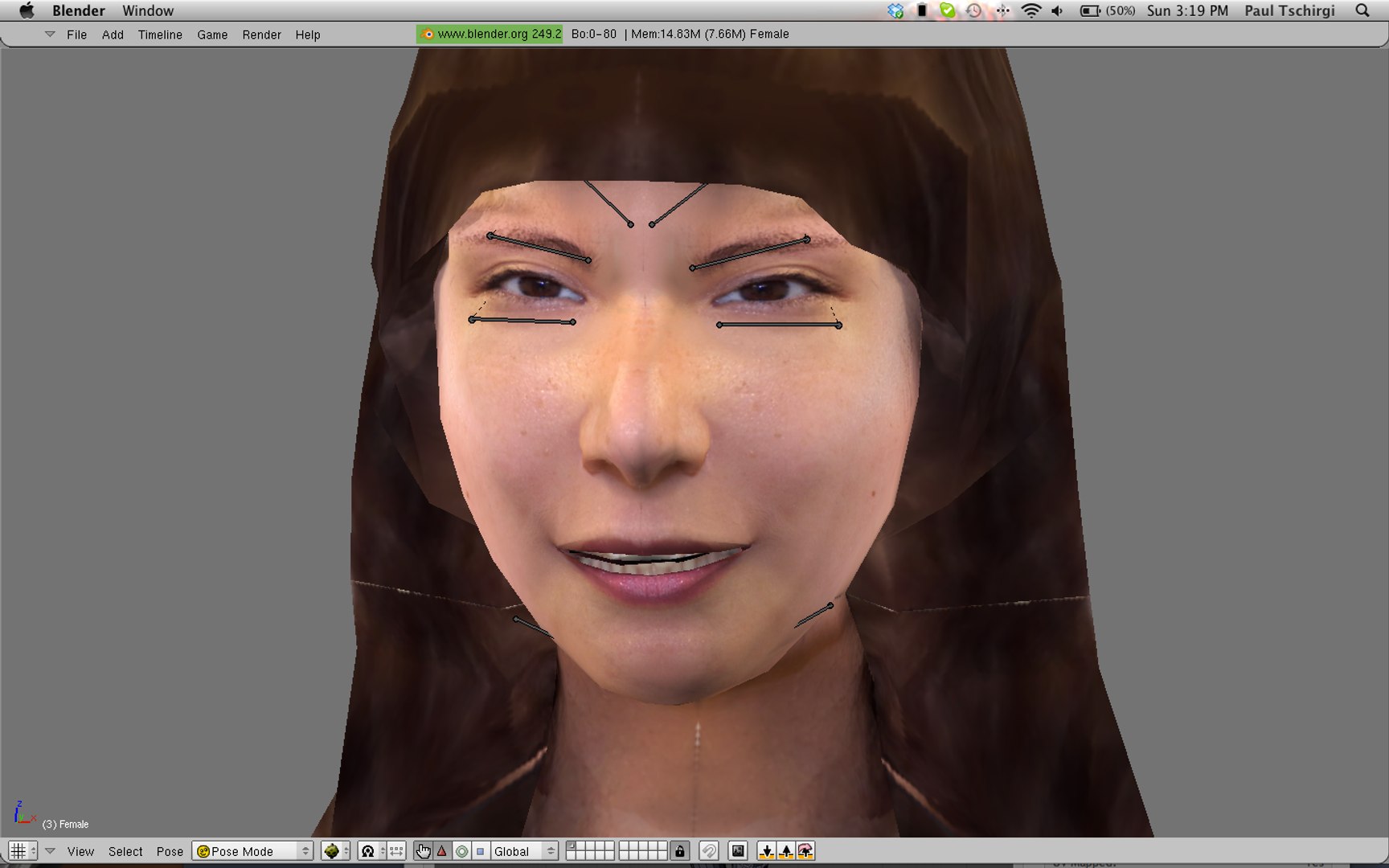 3ds Max Female Girl Woman