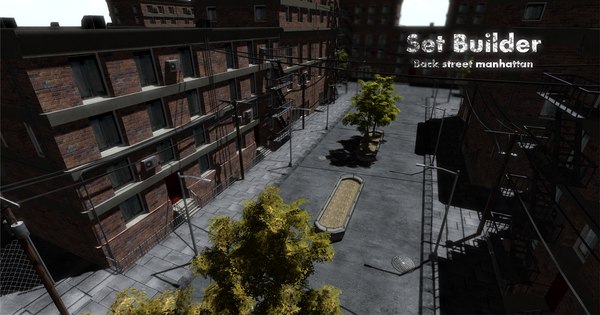 3d street set