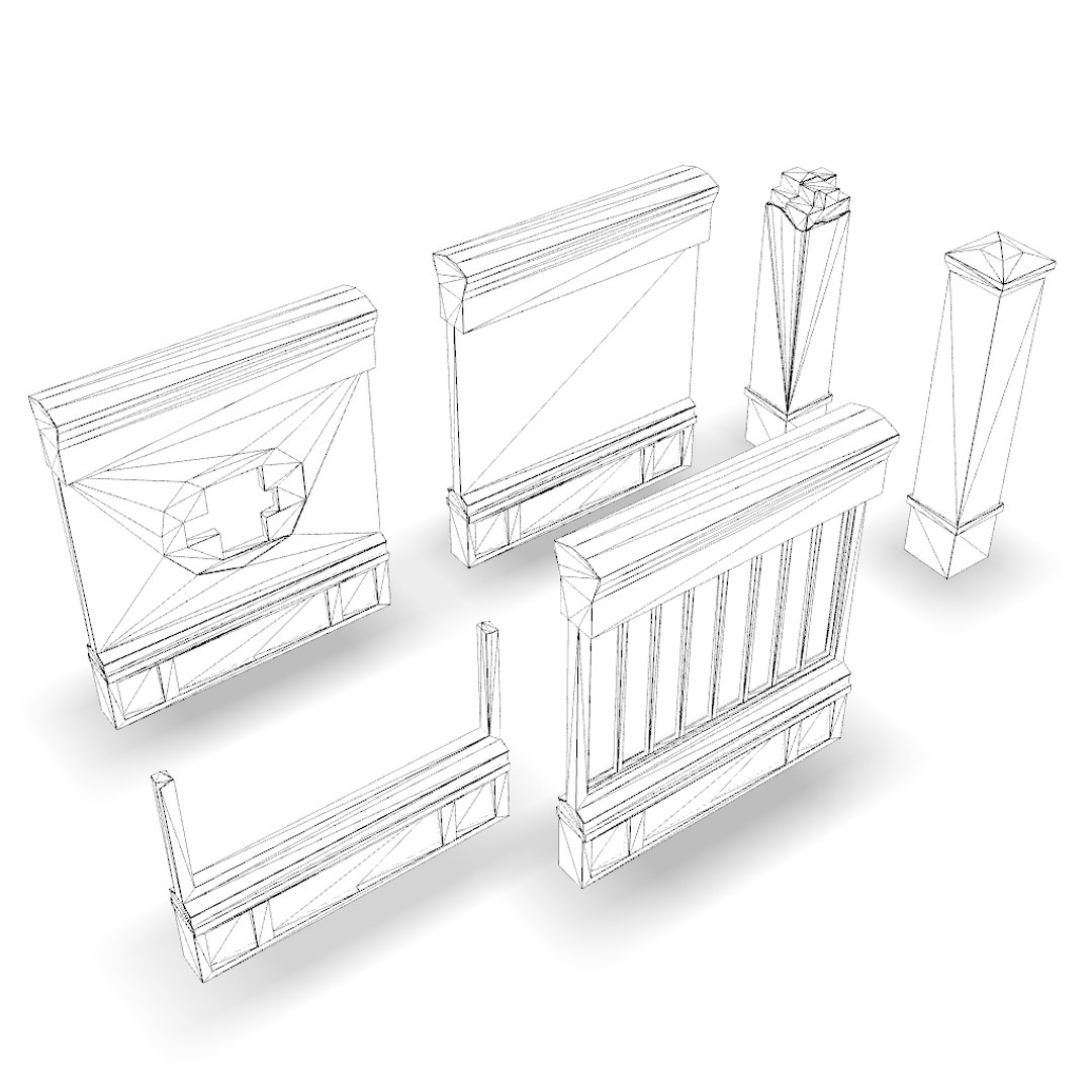 3d Model Of Crypt Zombie Shooters