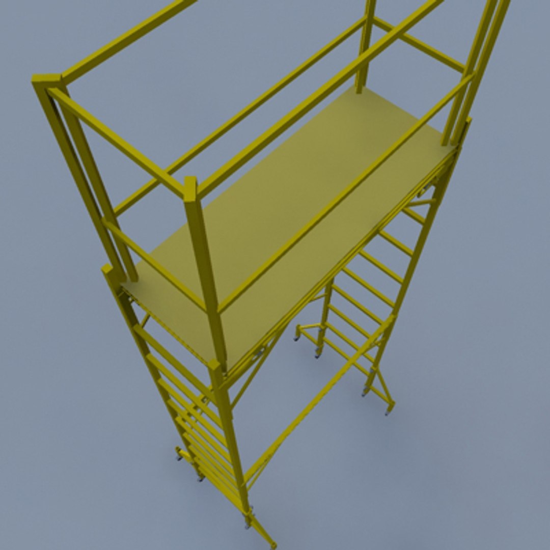 metal scaffolding 3d model