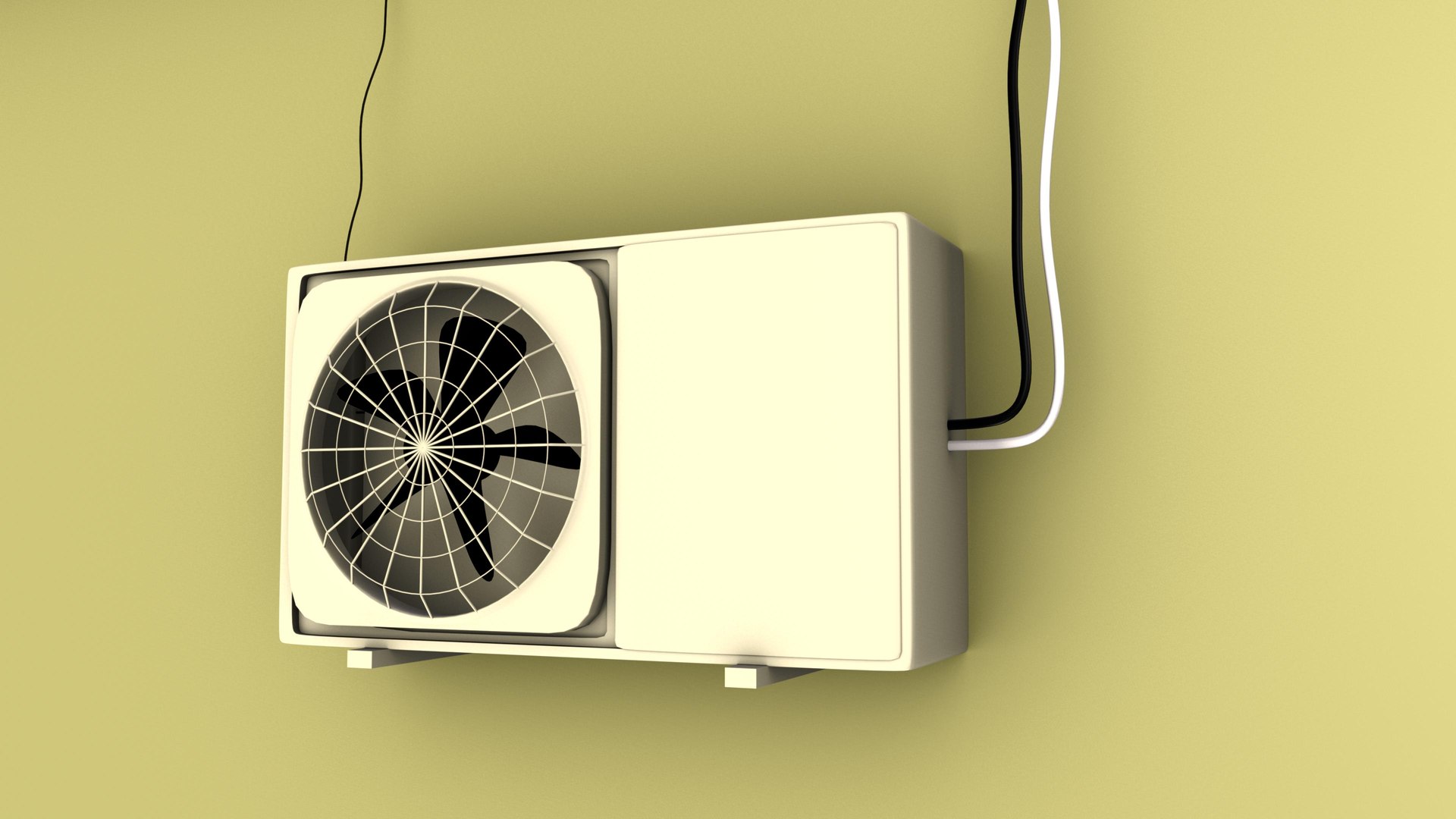 3D Window Air Conditioner Model - TurboSquid 1803889