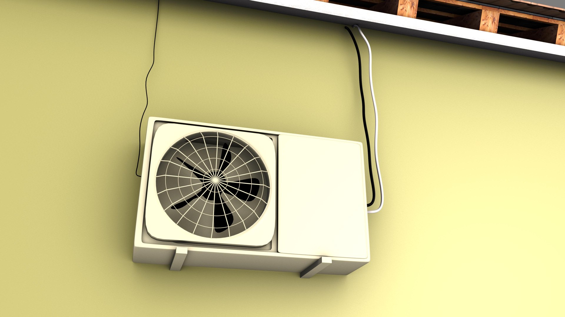 3D Window Air Conditioner Model - TurboSquid 1803889