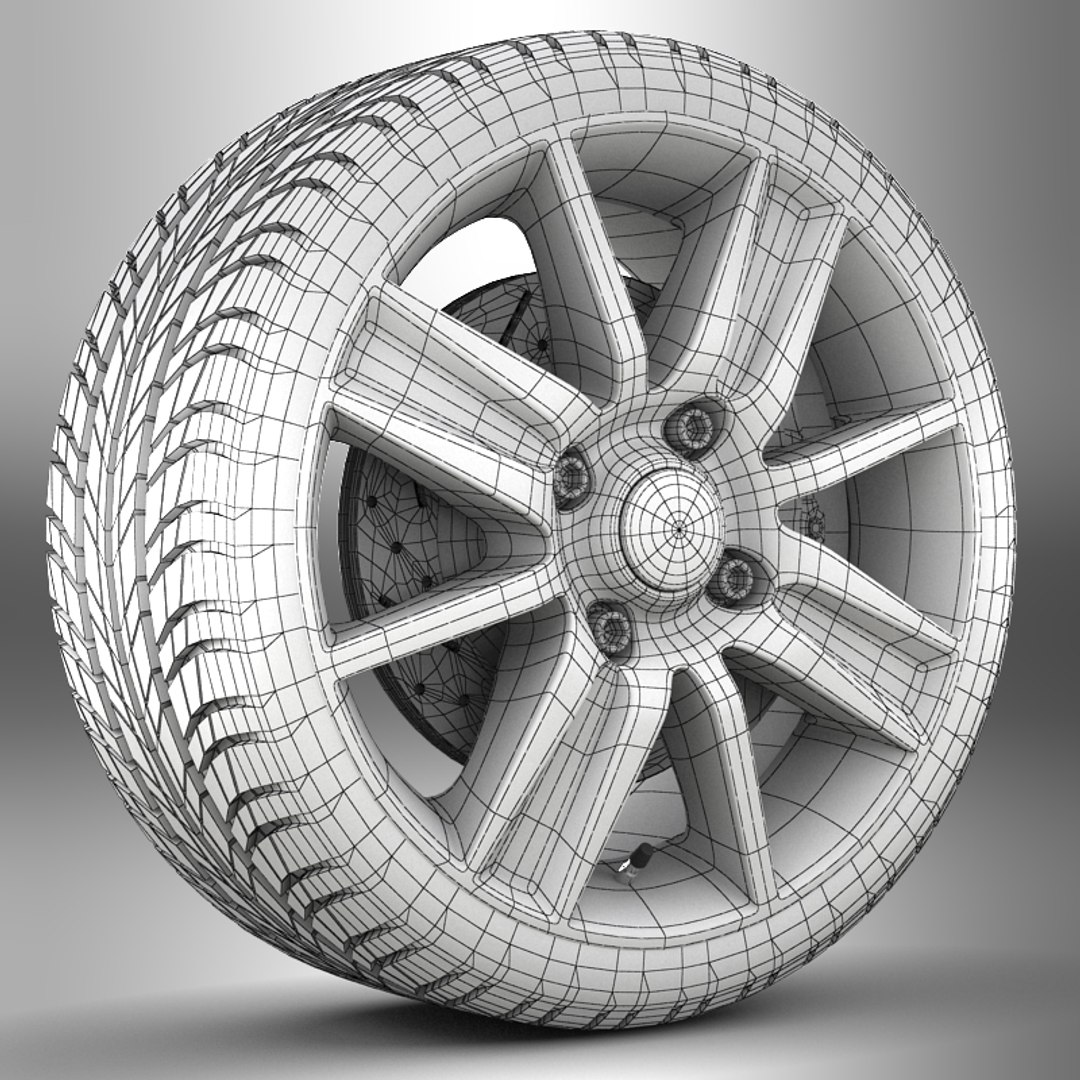 3d model rim