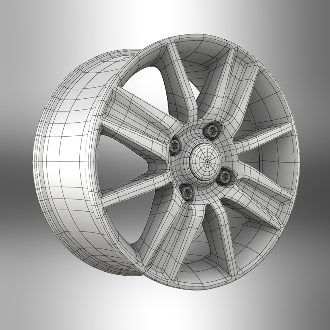 3d model rim
