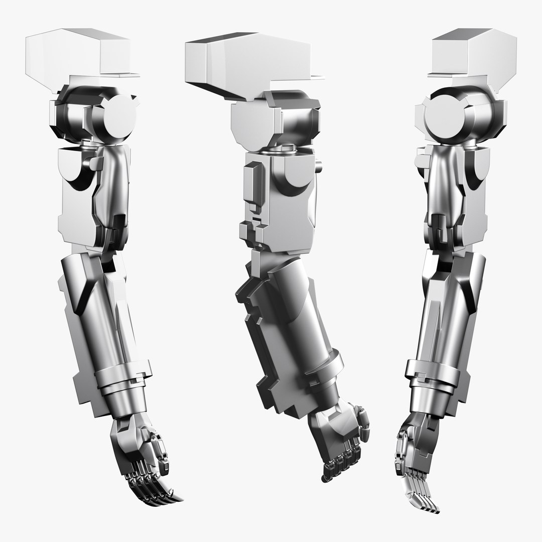 3D Mech Arm Base M Kit - TurboSquid 2233435
