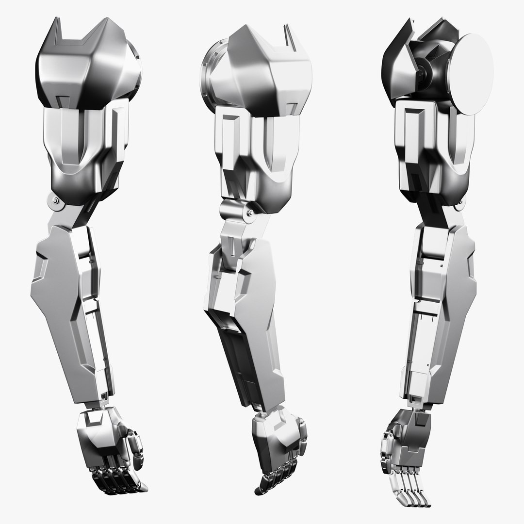 3D Mech Arm Base M Kit - TurboSquid 2233435