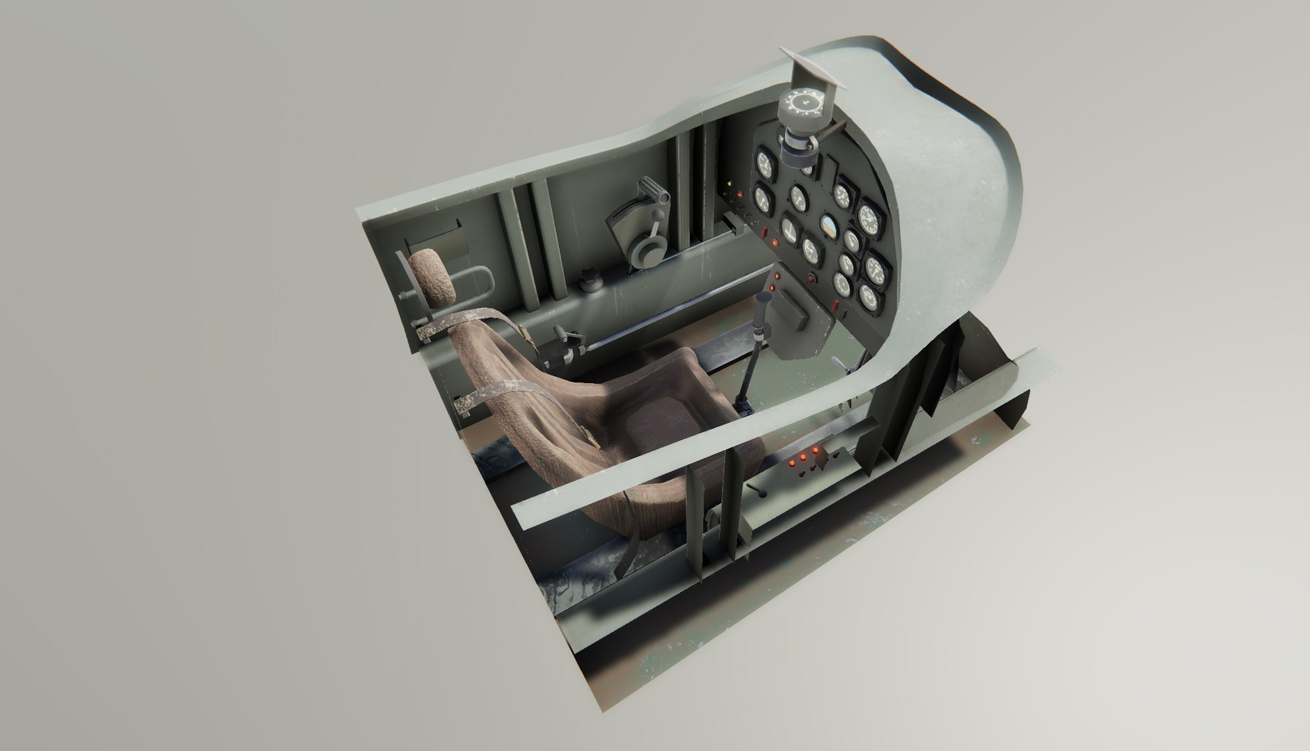3D Airplane Cockpit - TurboSquid 1554346
