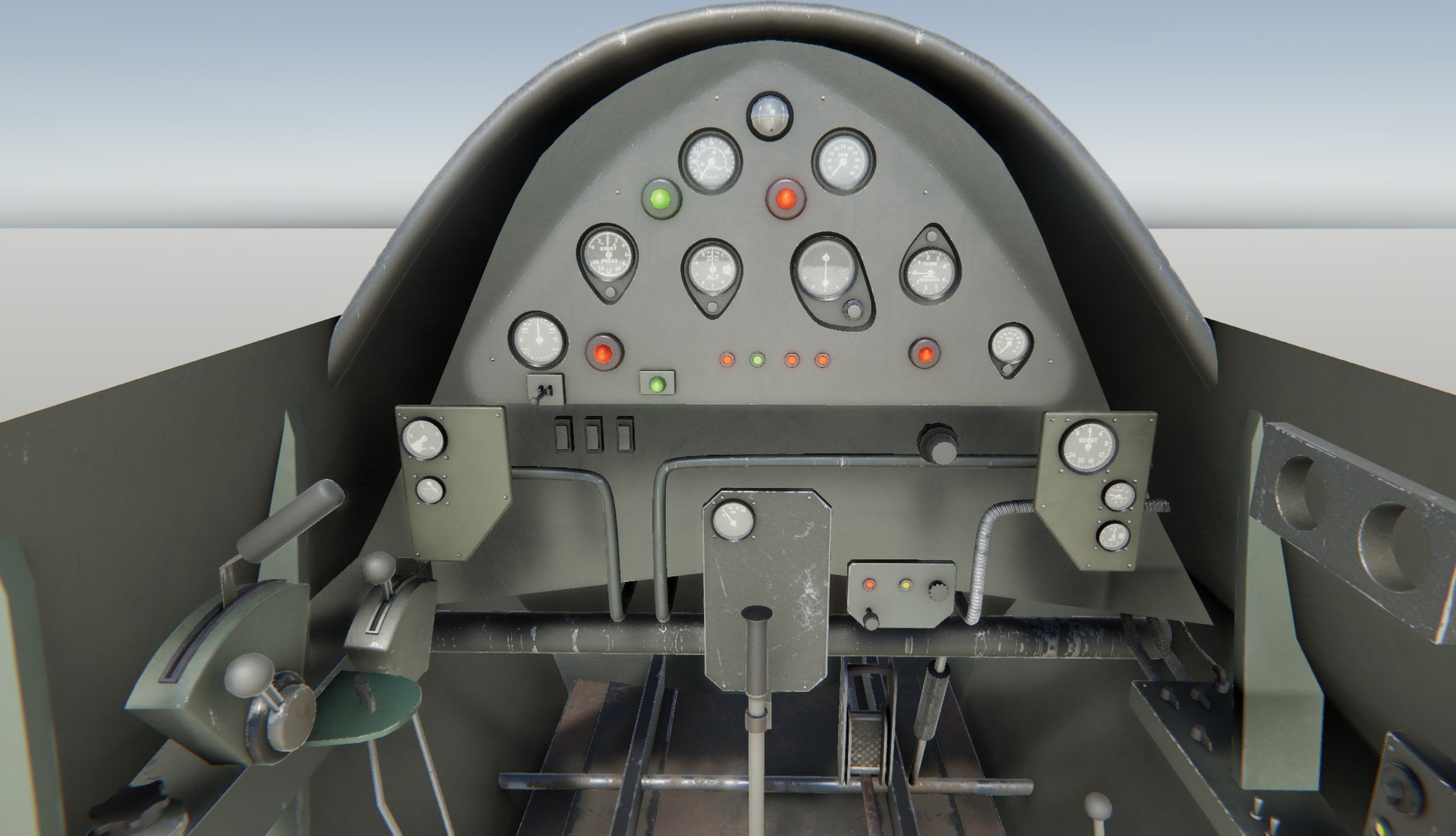 3D Airplane Cockpit - TurboSquid 1554346