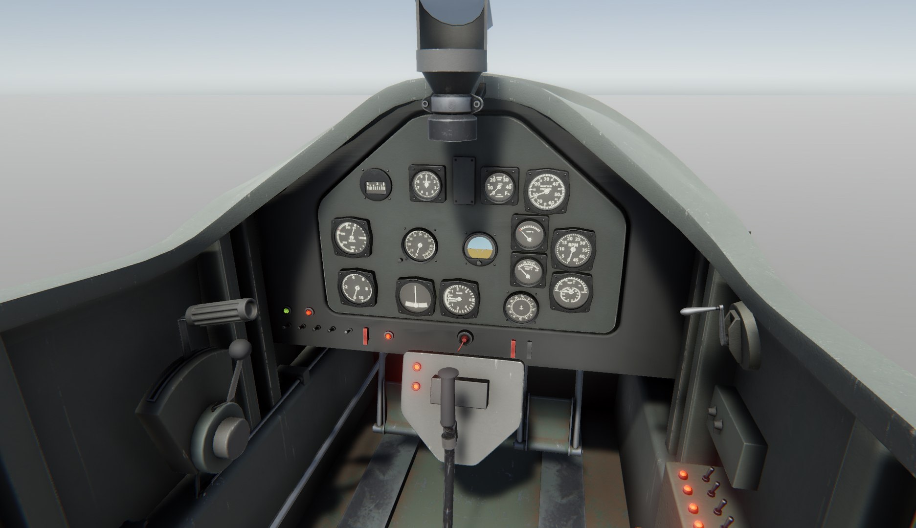 3D Airplane Cockpit - TurboSquid 1554346