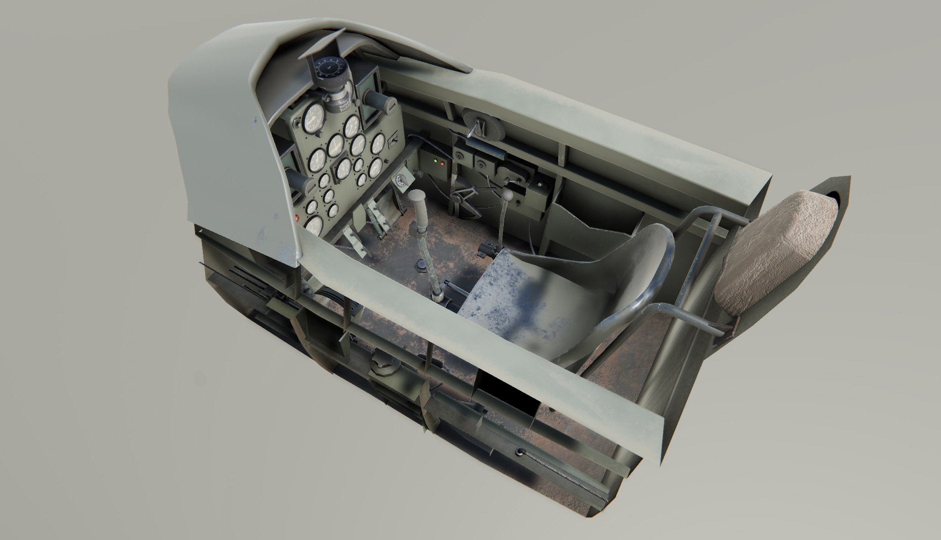 3D Airplane Cockpit - TurboSquid 1554346