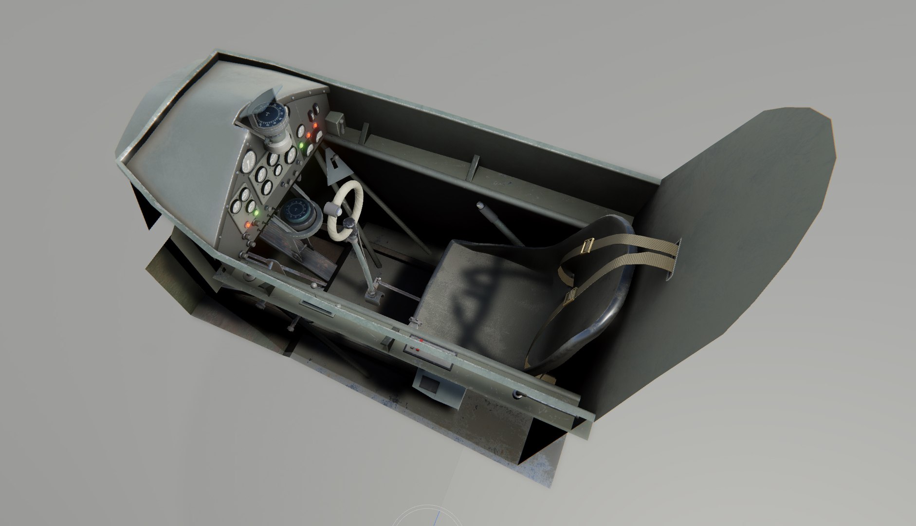 3D Airplane Cockpit - TurboSquid 1554346