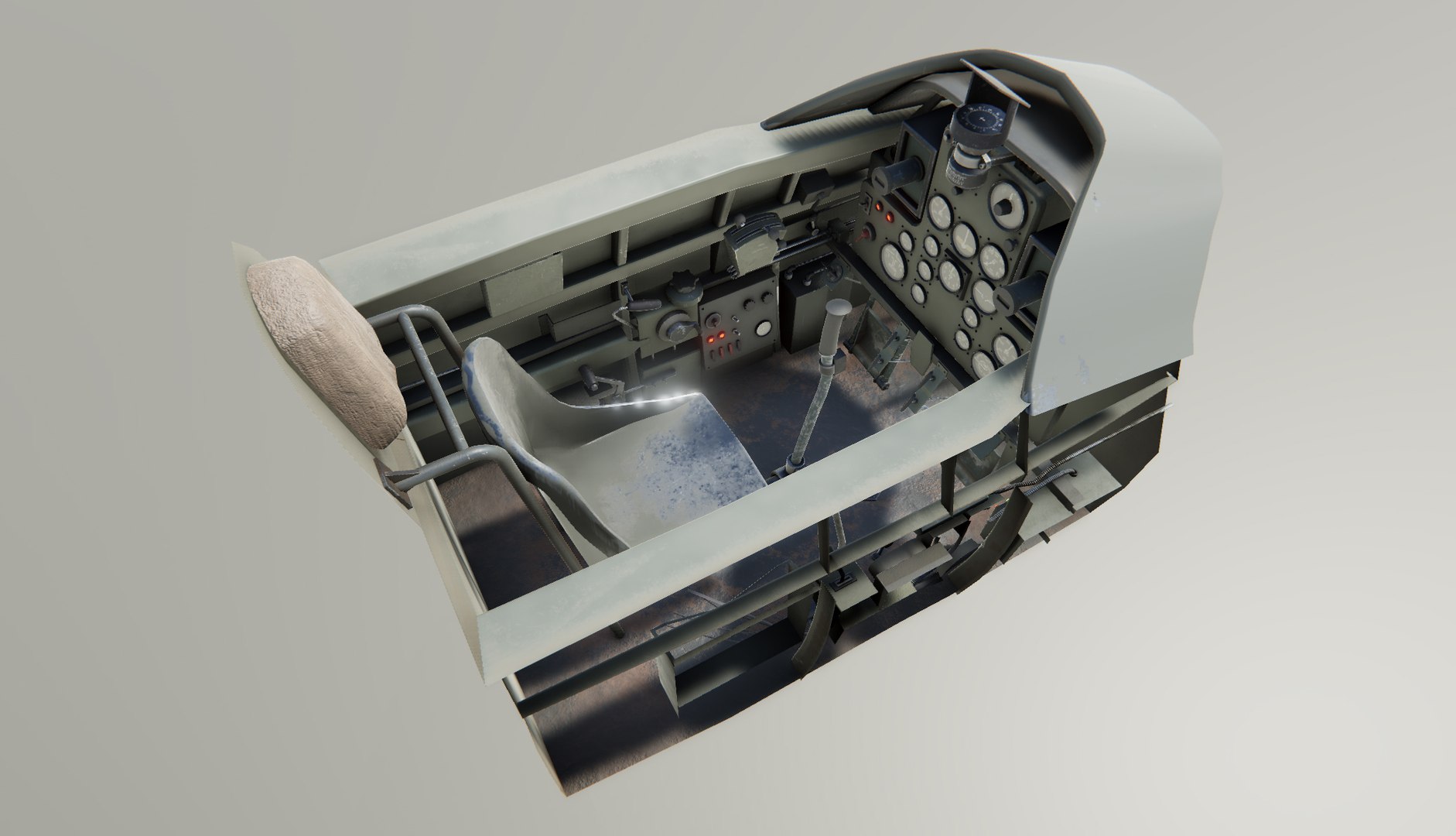 3D Airplane Cockpit - TurboSquid 1554346