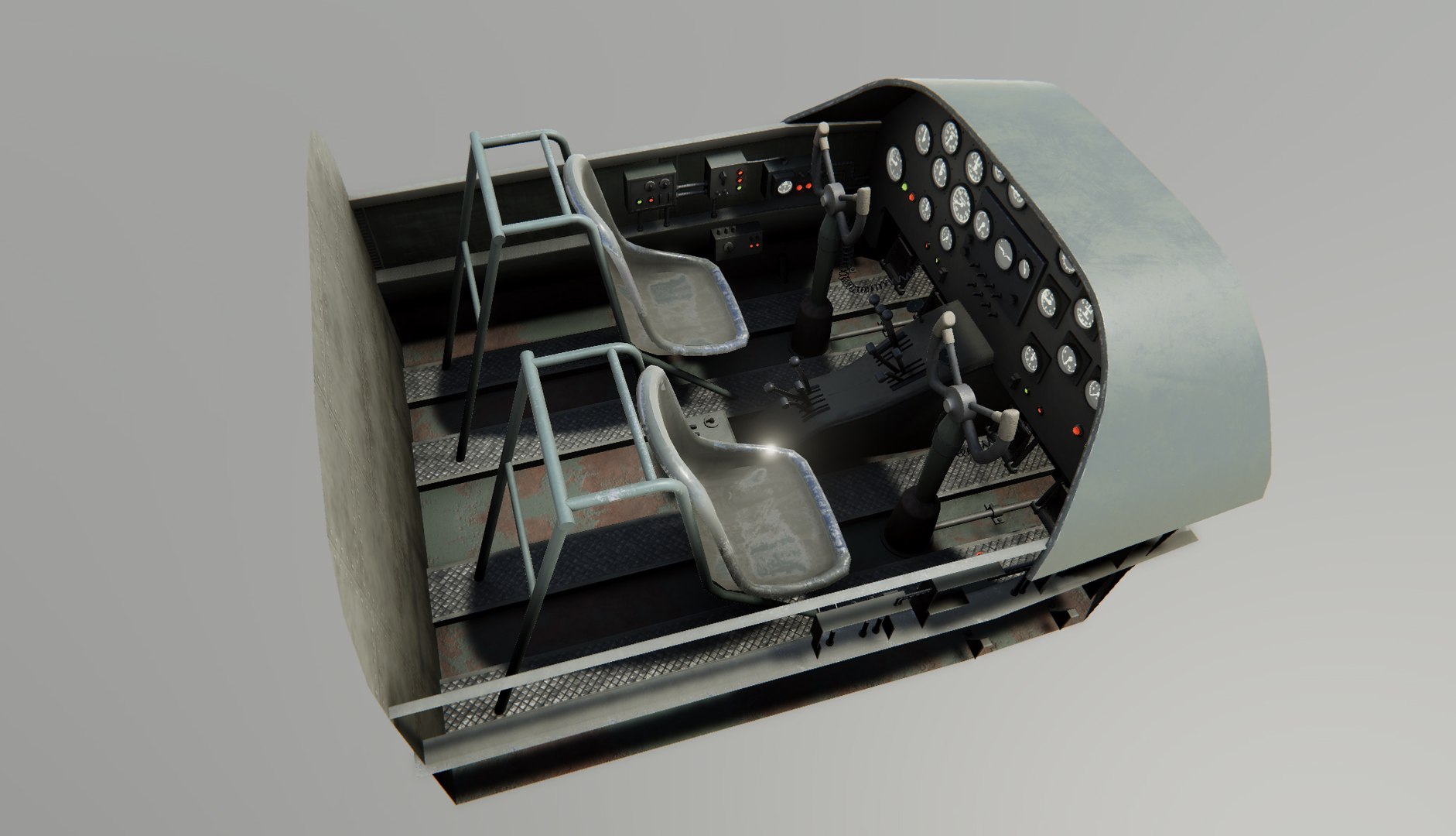 3D Airplane Cockpit - TurboSquid 1554346
