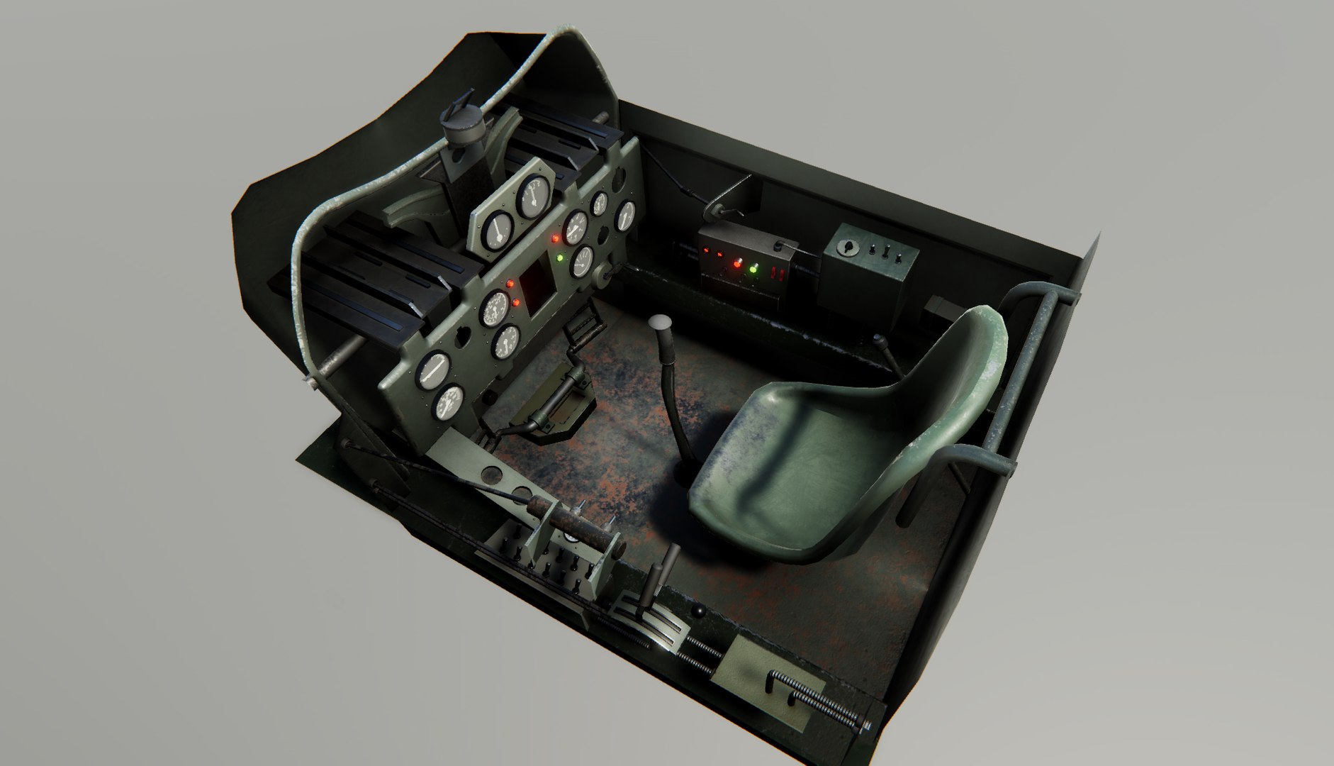3D Airplane Cockpit - TurboSquid 1554346