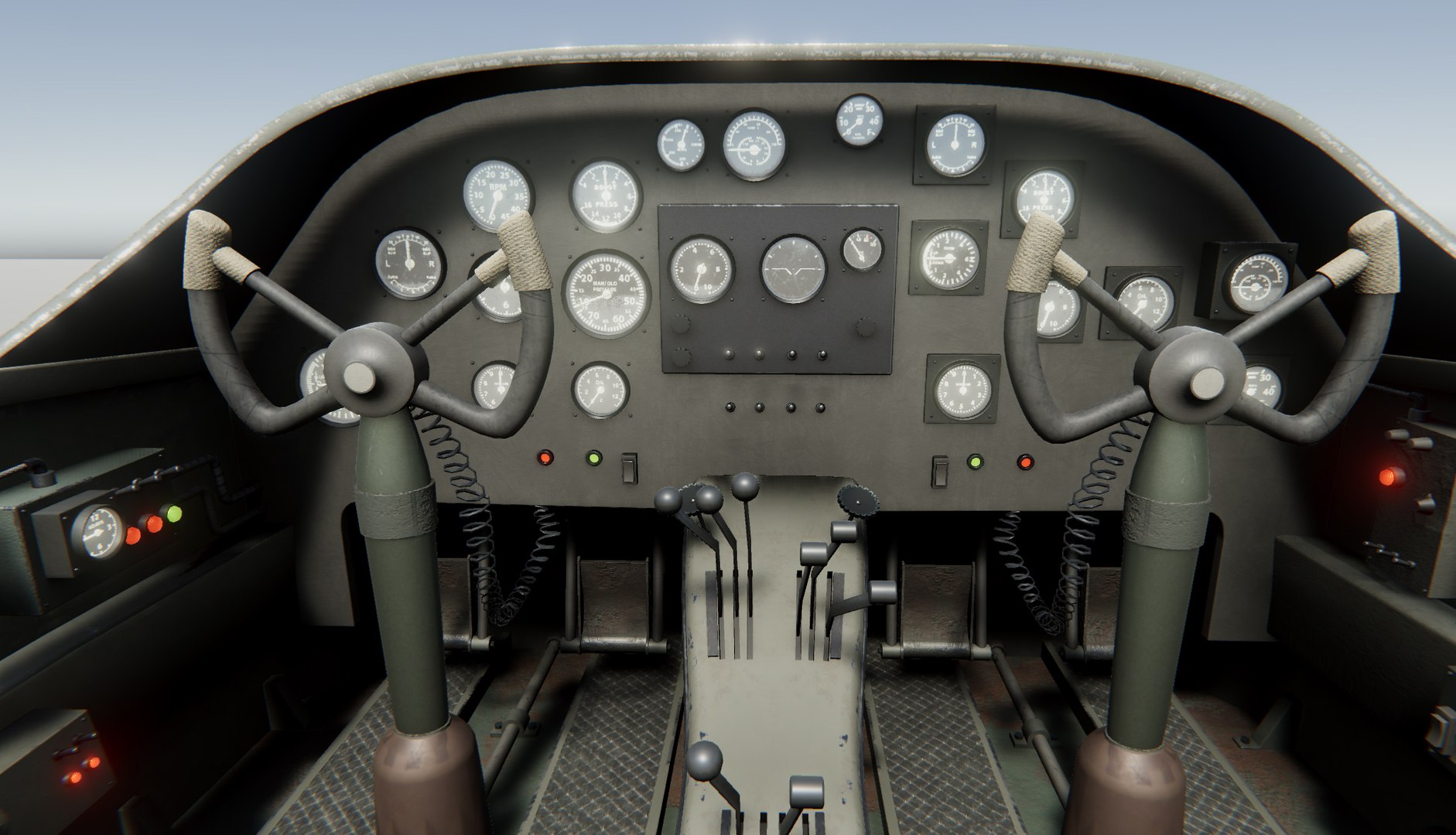 3D Airplane Cockpit - TurboSquid 1554346