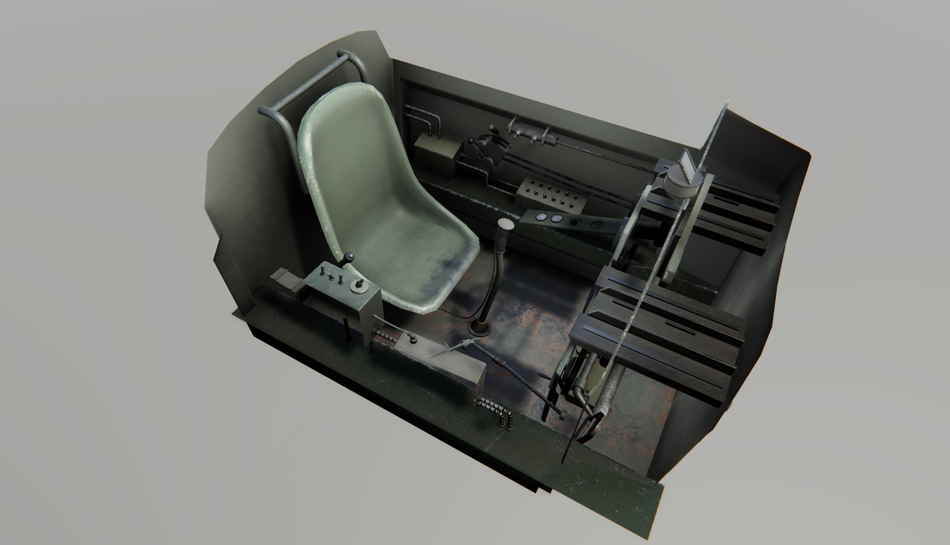 3D Airplane Cockpit - TurboSquid 1554346